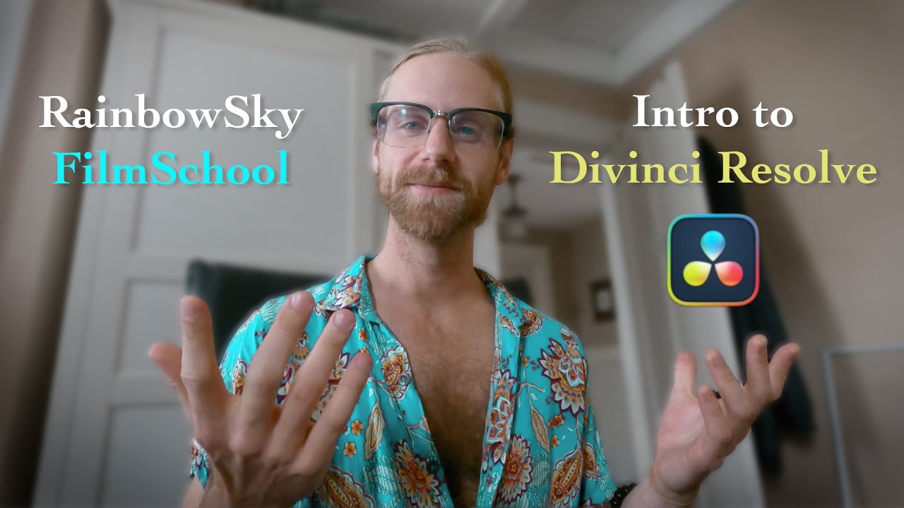 Divinci Resolve - Intro Tutorial | RainbowSky FilmSchool - YouTube