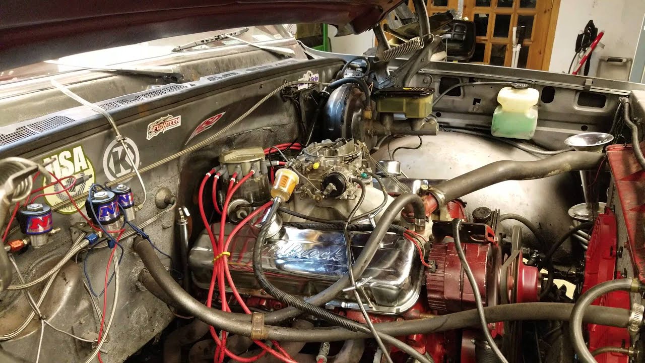 454 new cam first start - YouTube