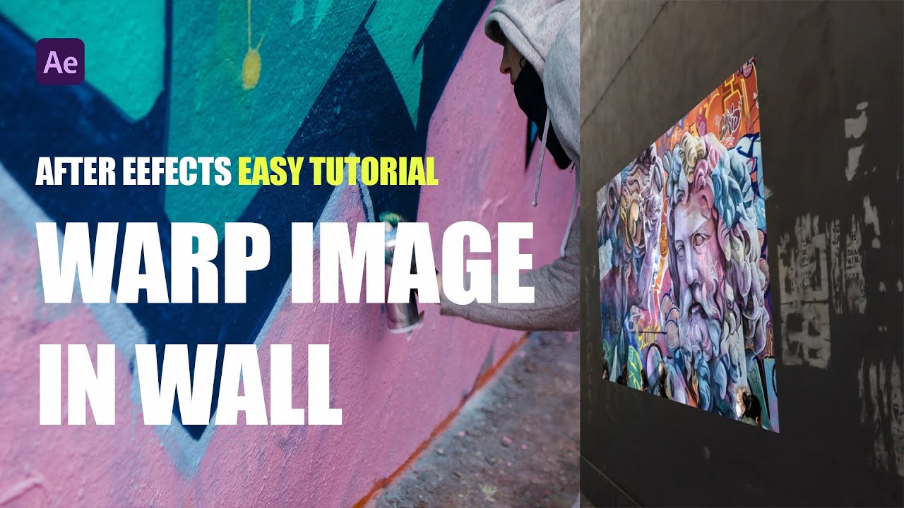 HOW TO WARP IMAGE IN WALL in Adobe After Effects (Fast Tutorial) - YouTube