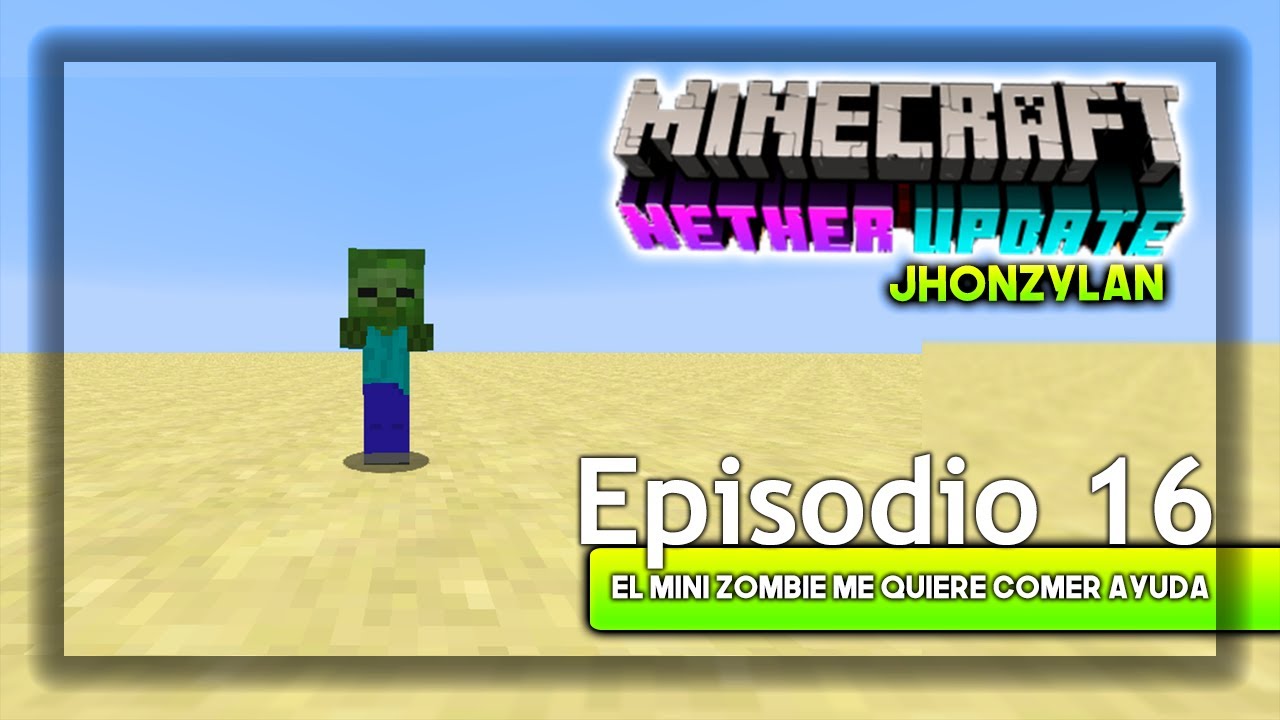 Minecraft | EL MINI ZOMBIE ME QUIERE COMER AYUDA!! | #Minecraft # ...