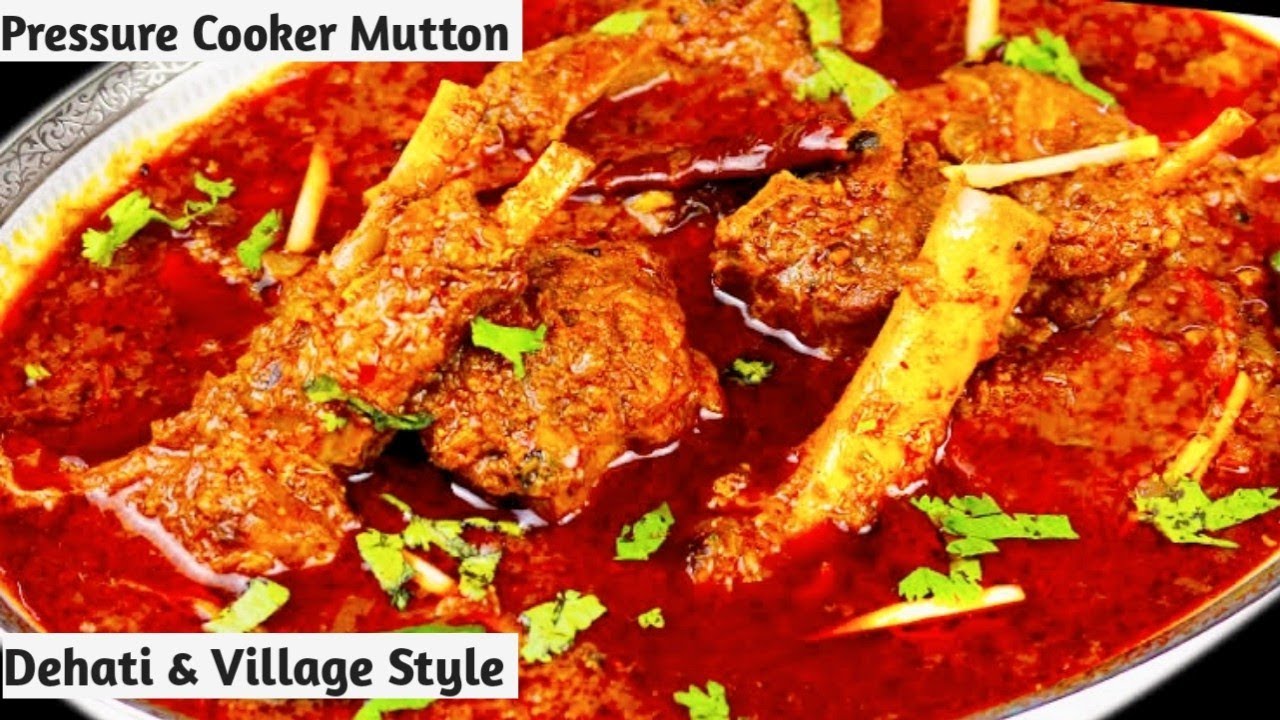 Mutton Curry Bihari Style In Pressure Cooker | Bihari Mutton | बिहारी ...