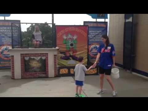 Colby Hart Hitting Mets Dunk Tank - YouTube