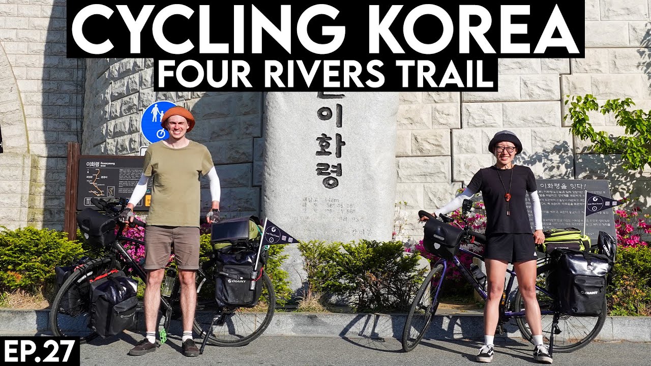 Cycling Korea Ep.27 🇰🇷 Four Rivers Trail | Sangpung Bridge to Chungju ...