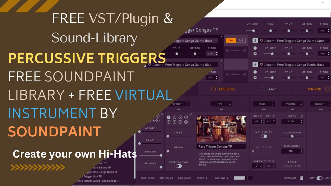 Percussive Triggers - FREE Soundpaint Percussion Library + Soundpaint ...