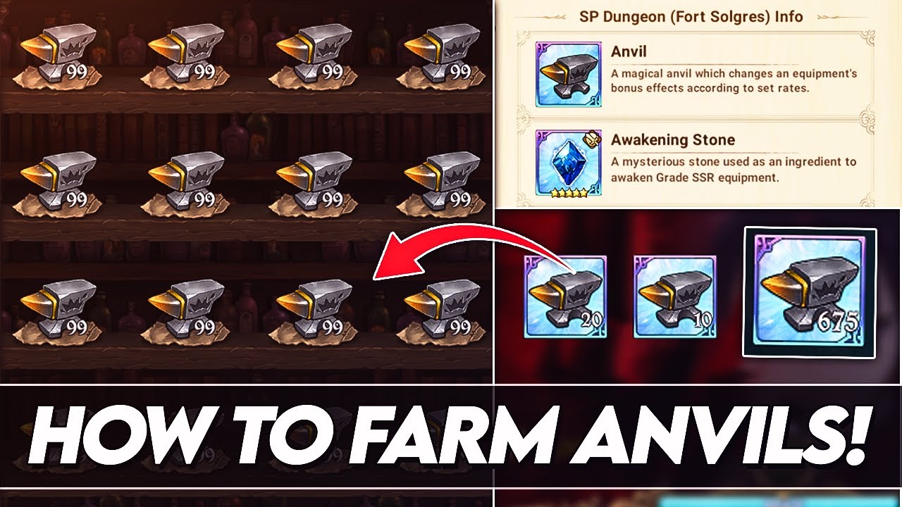 *UPDATED* How You Can Farm TONS OF ANVILS Weekly! Complete Guide! (7DS Guide) 7DS Grand Cross ...