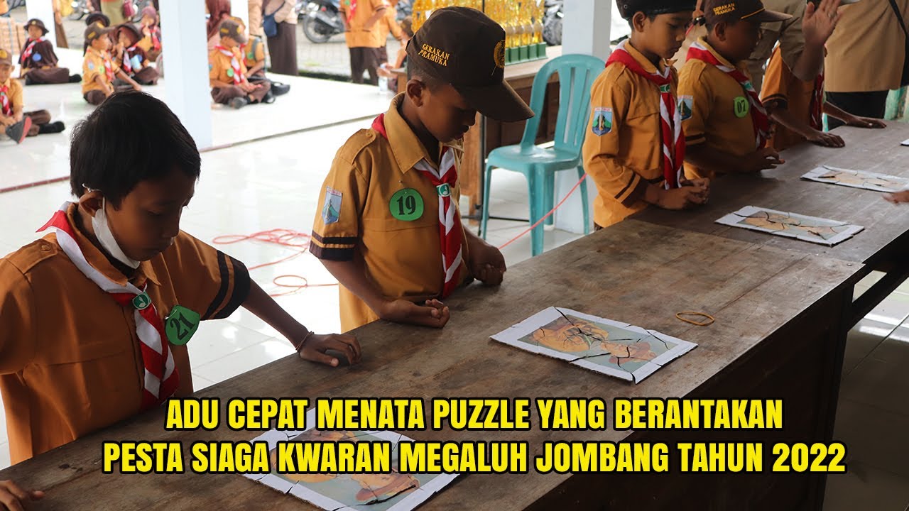 Adu Cepat Menata Puzzle Pahlawan || Pesta Siaga Kwaran Megaluh Tahun ...
