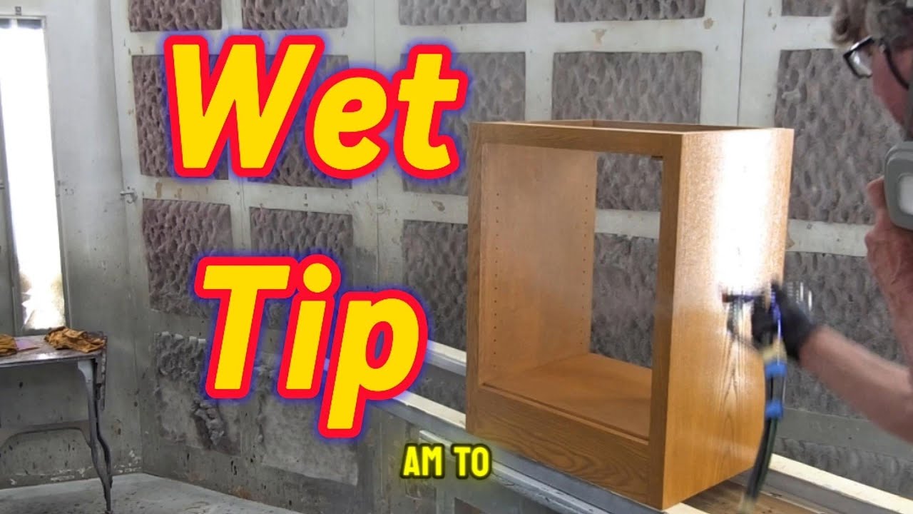 Lacquer Spraying for Beginners: WET COAT #spraying #cabinets - YouTube
