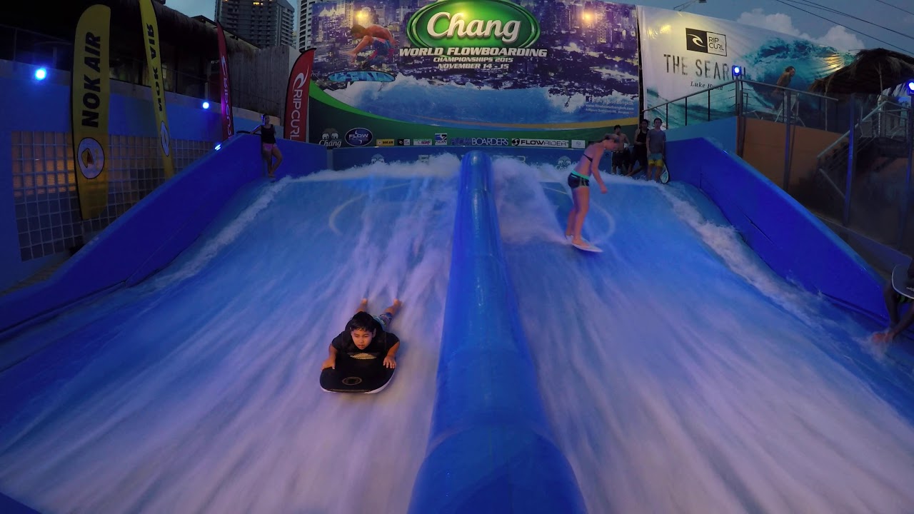 Go Pro Flow House Bangkok FlowRider World Championship Practice - YouTube