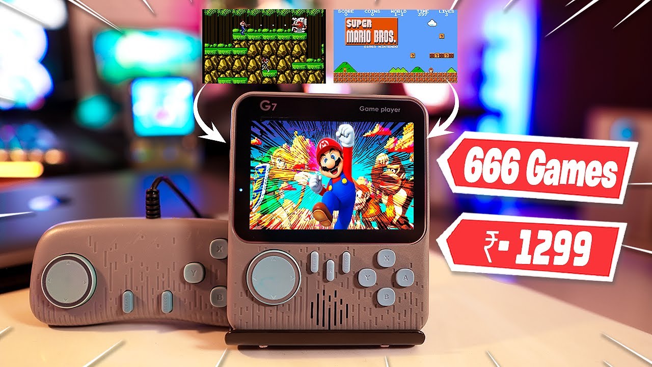 Best Handheld Retro Gaming Console | G7 Game Box Super Slim Handheld ...