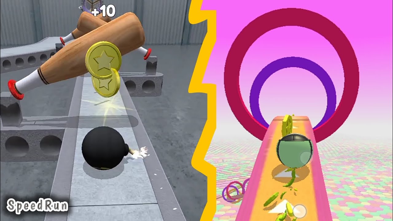 Going Ball Portal 1239 vs GyroShere: Action Balls - SpeedRun Gameplay ...