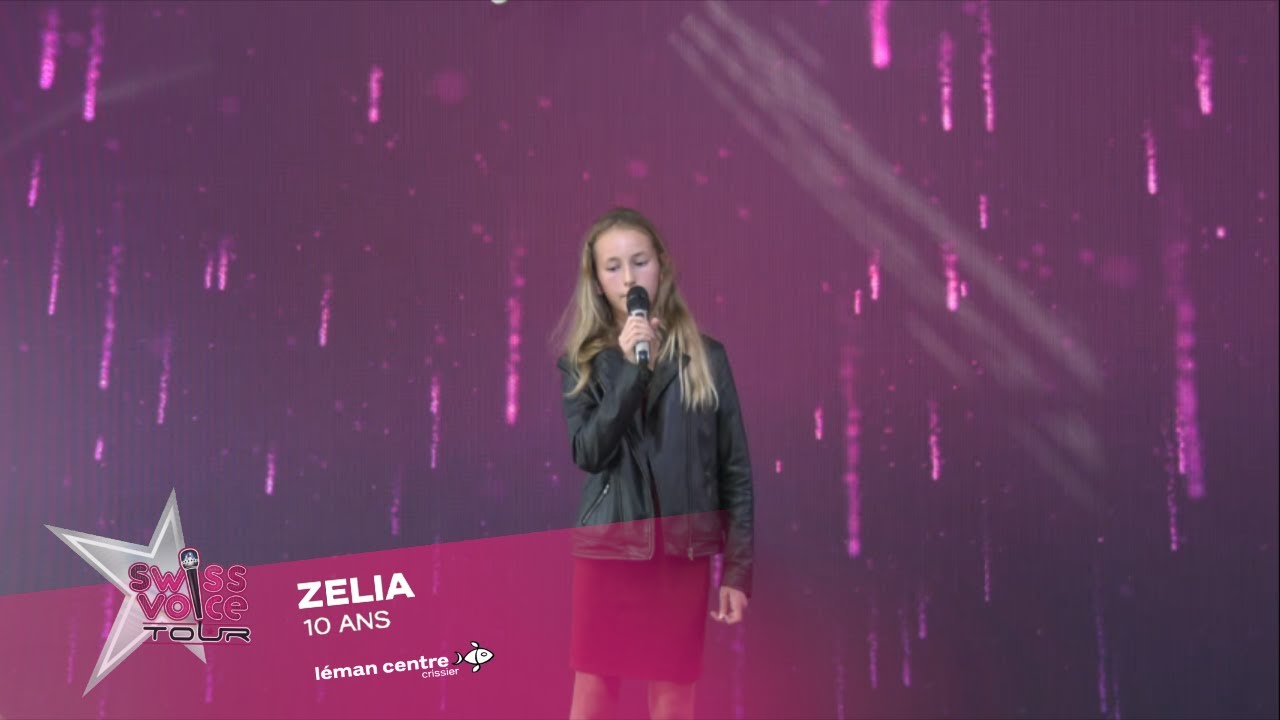 Zelia 10 ans - Swiss Voice Tour 2022, Léman Centre Crissier - YouTube