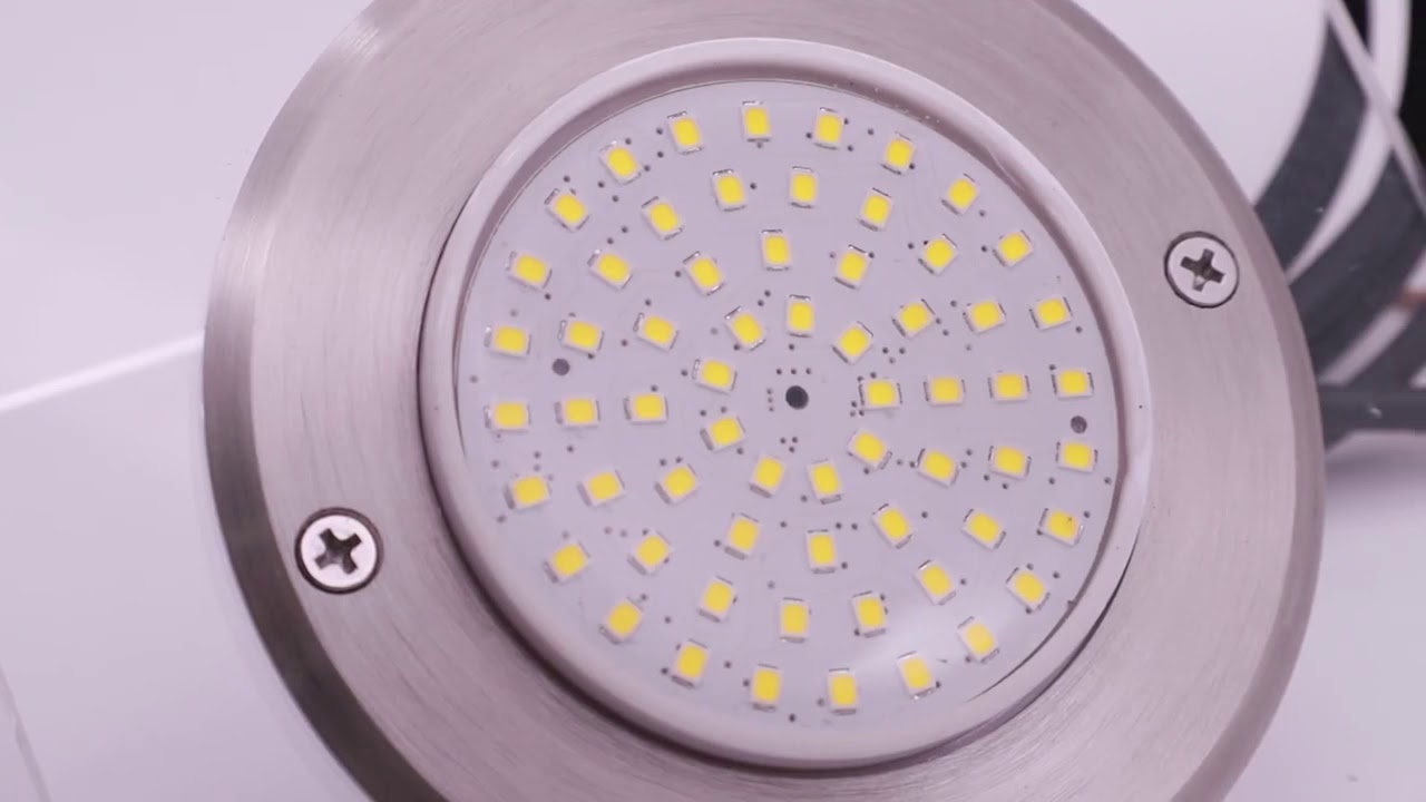 Super slim 8mm RGB Swimming LED Pool Lights underwater lights IP68 ...