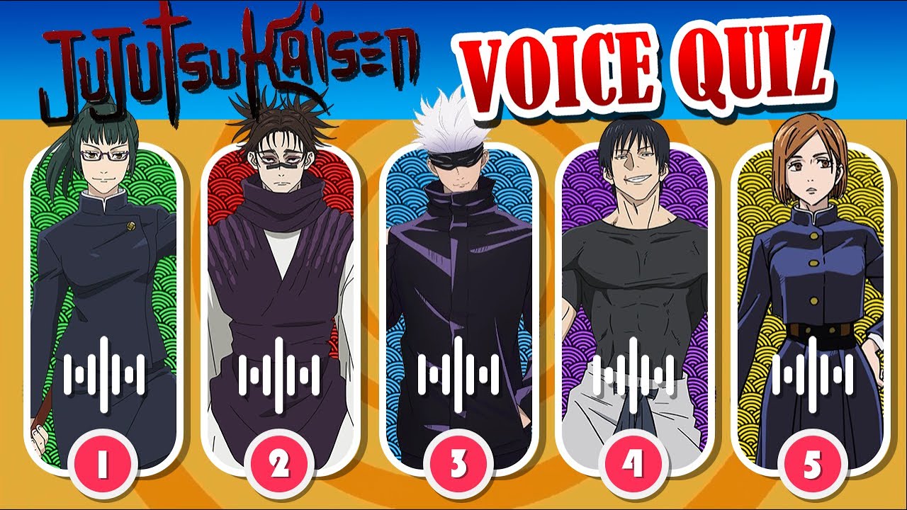 Guess The Jujutsu Kaisen Characters By Their Voice 🤞🏻⛩️ - YouTube