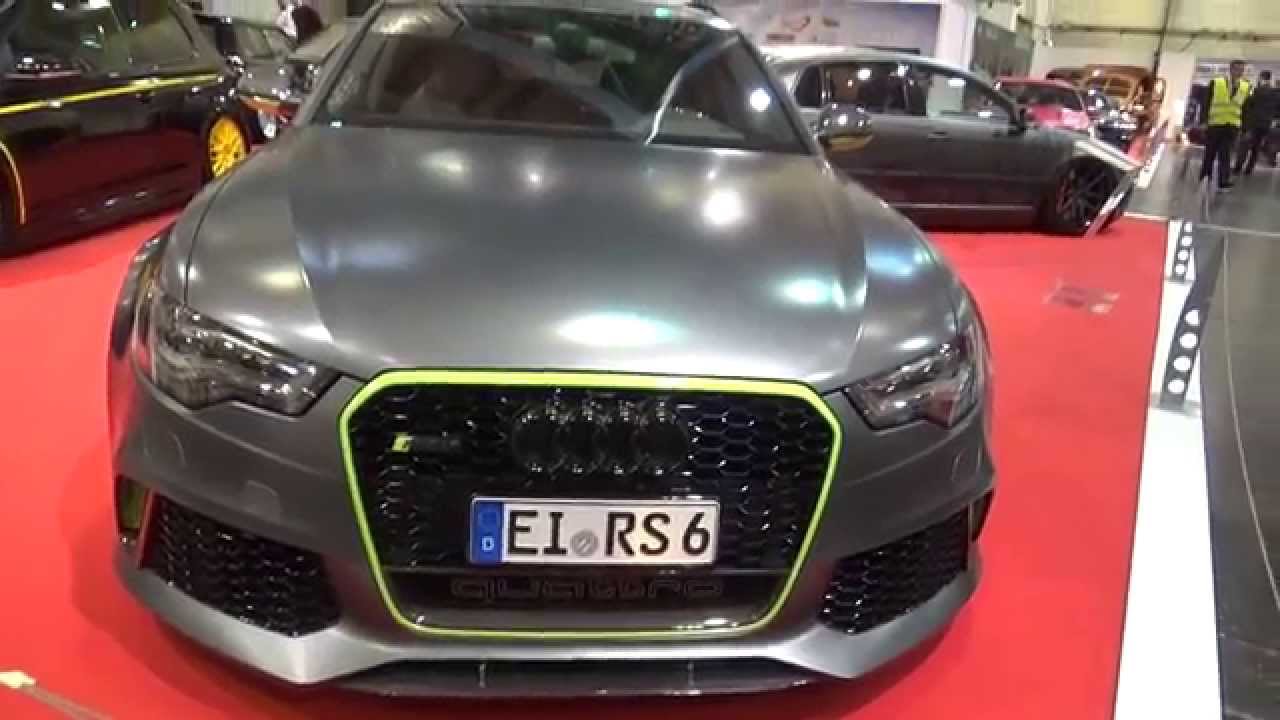 Audi RS6 720Hhp Custom Stanced - 2014 Essen Motor Show - YouTube