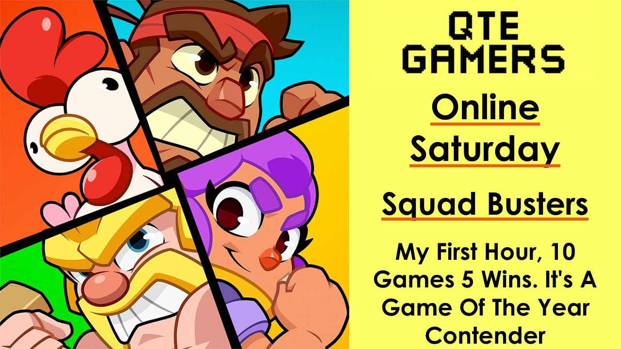Online Saturday - Squad Busters - My First Hour, 10 Games 5 Wins. It's ...