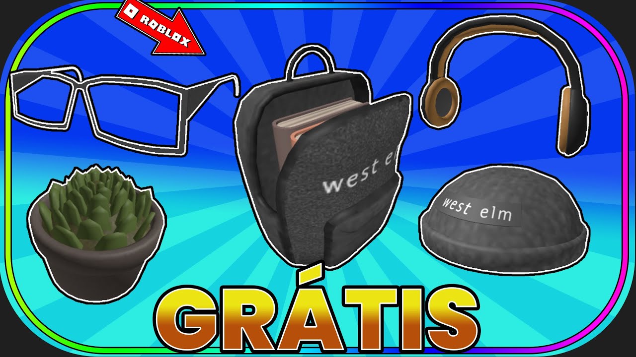 *COMO GANHAR 5 ITENS GRÁTIS* NO NOVO EVENTO DO ROBLOX - WEST ELM HOME ...