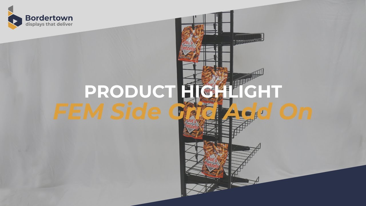 Side Grid & Add On Option for Our FEM Wire Racks - YouTube