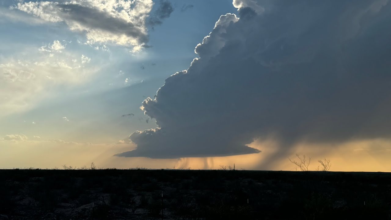 Beautiful LP Supercell in TX + 6 Hours of Waiting (5/11/24) - (Live ...