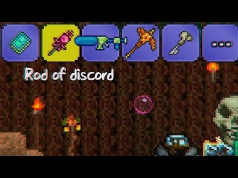 Terraria วิธีหา Rod of discord คฑาวาร์ป - YouTube