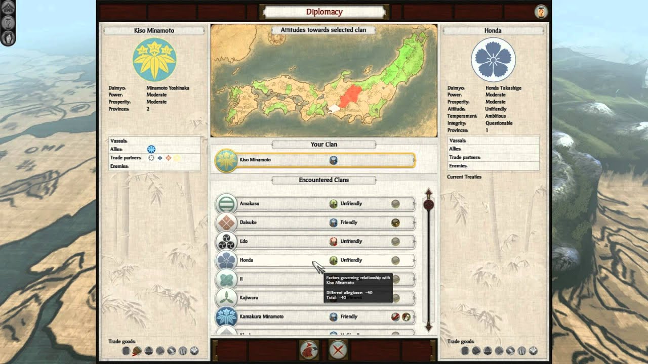 Total War Shogun 2 HD Kiso Minamoto Campaign Part 1 The Genpei War ...