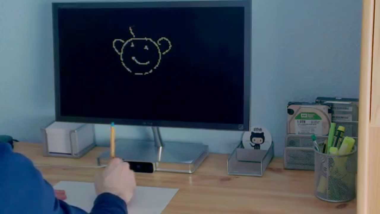 Drawing with Leap Motion - YouTube