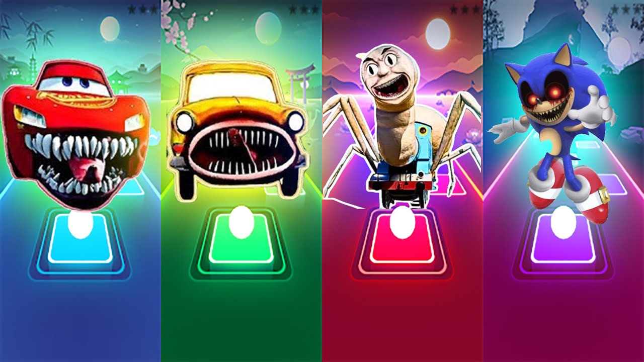 Mcqueen Eater🆚Taxi Eater🆚Thomas Train Exe🆚Sonic Exe - YouTube
