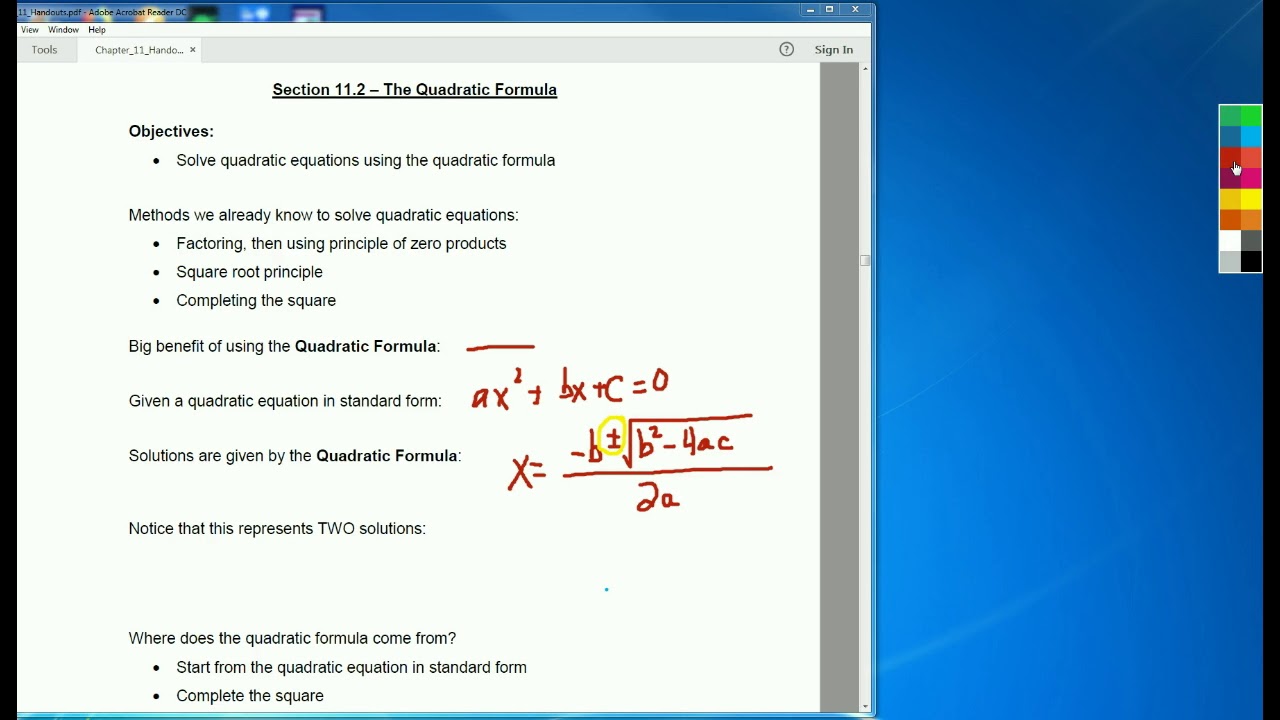 Math 98 Chapter 11 - YouTube