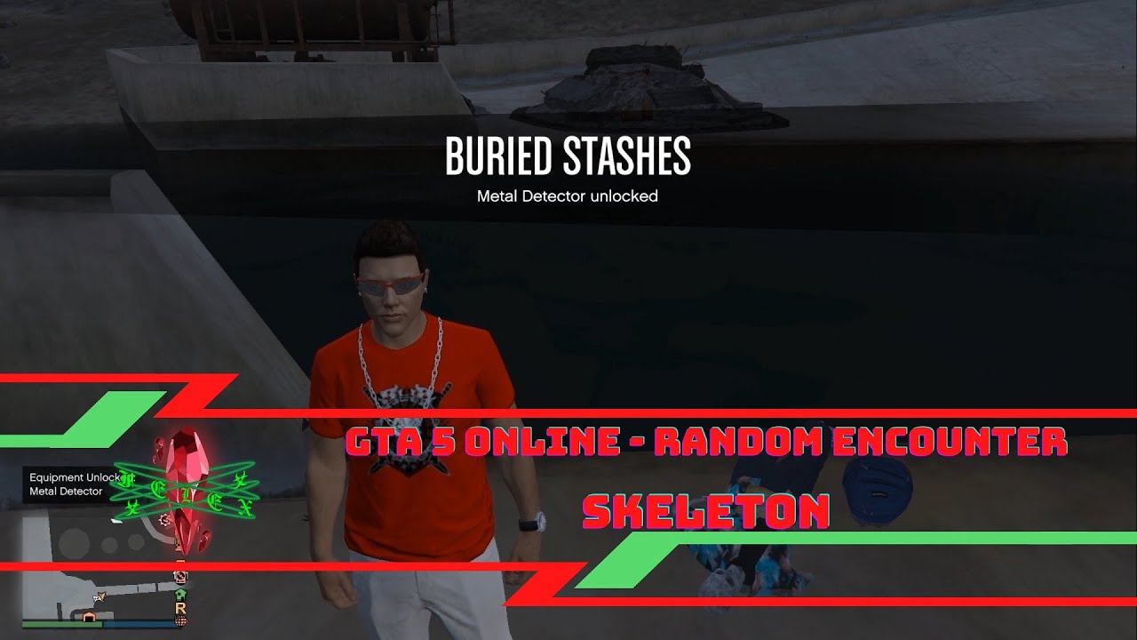 GTA 5 Online - Random Encounter - Skeleton - YouTube
