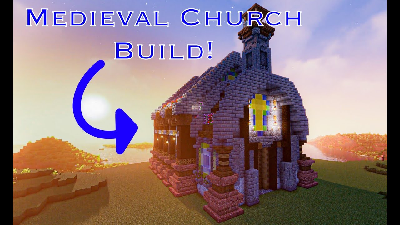 Minecraft: Medieval Church Build | Timelapse creation - YouTube