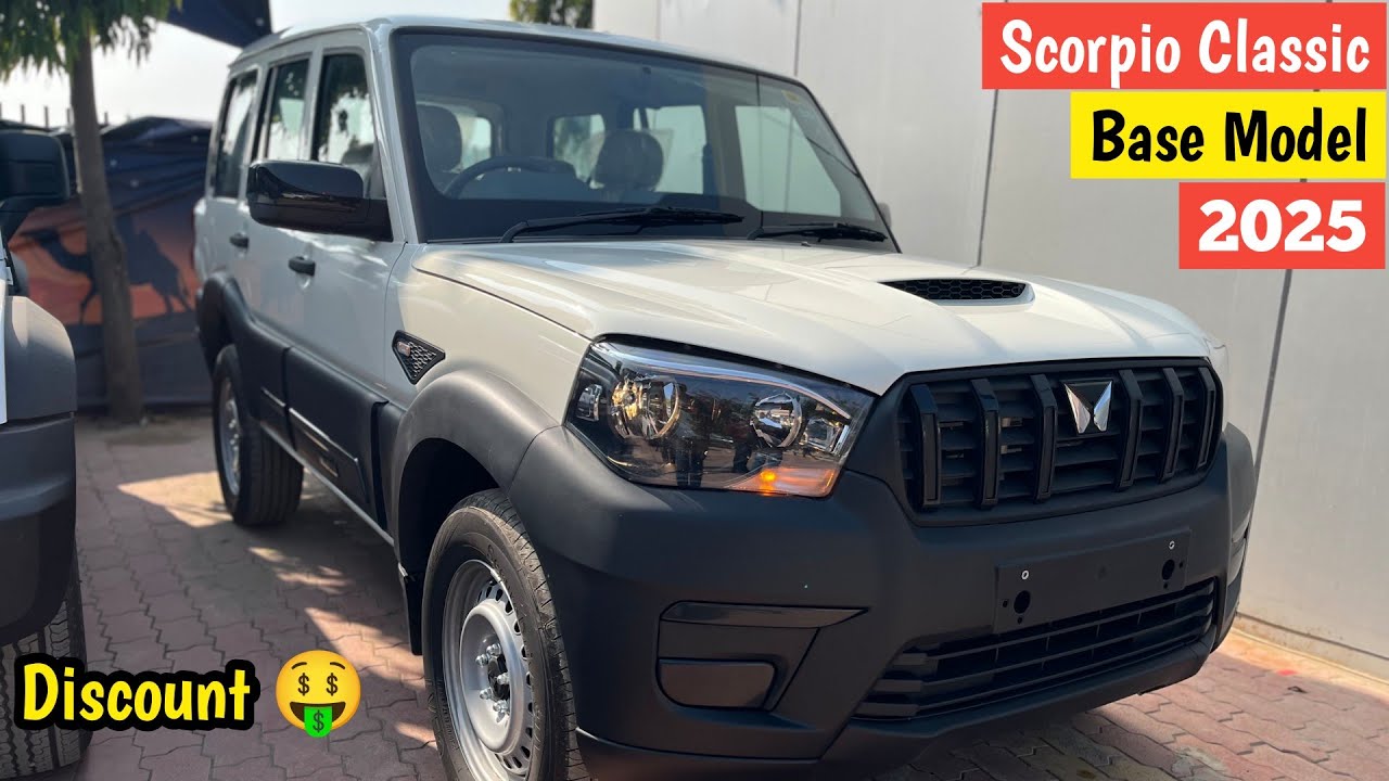 2025 Updated ️ New Mahindra Scorpio Classic S Base Model🔥 Scorpio ...