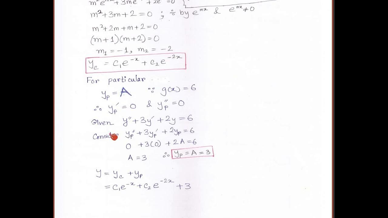 Inhomogeneous Equation Mzk Youtube