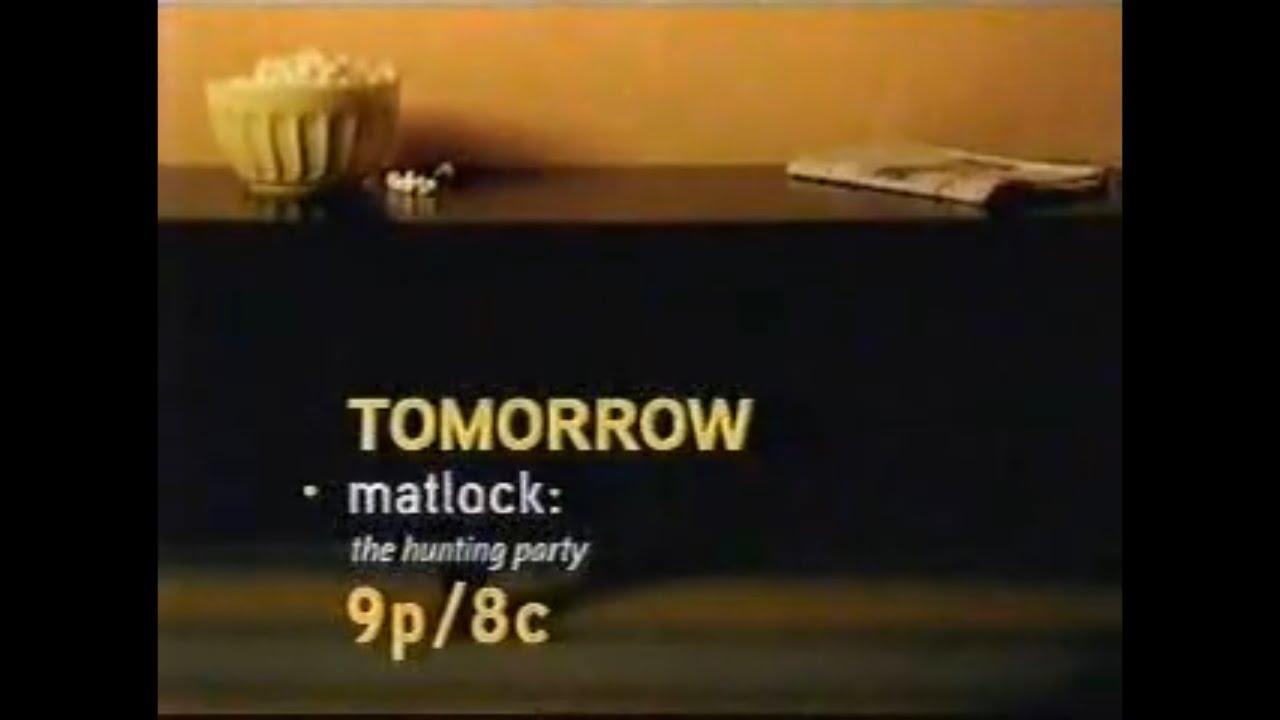 Hallmark Channel — "Matlock - Movie: The Hunting Party" promo (2007 ...