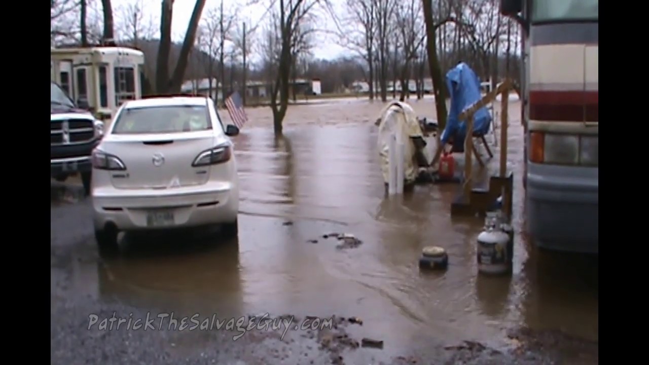 RV Campground Floods During our Stay - YouTube