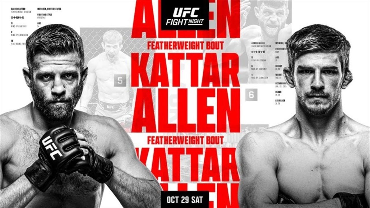 UFC VEGAS 63 LIVE KATTAR VS ALLEN LIVESTREAM & FULL FIGHT NIGHT ...