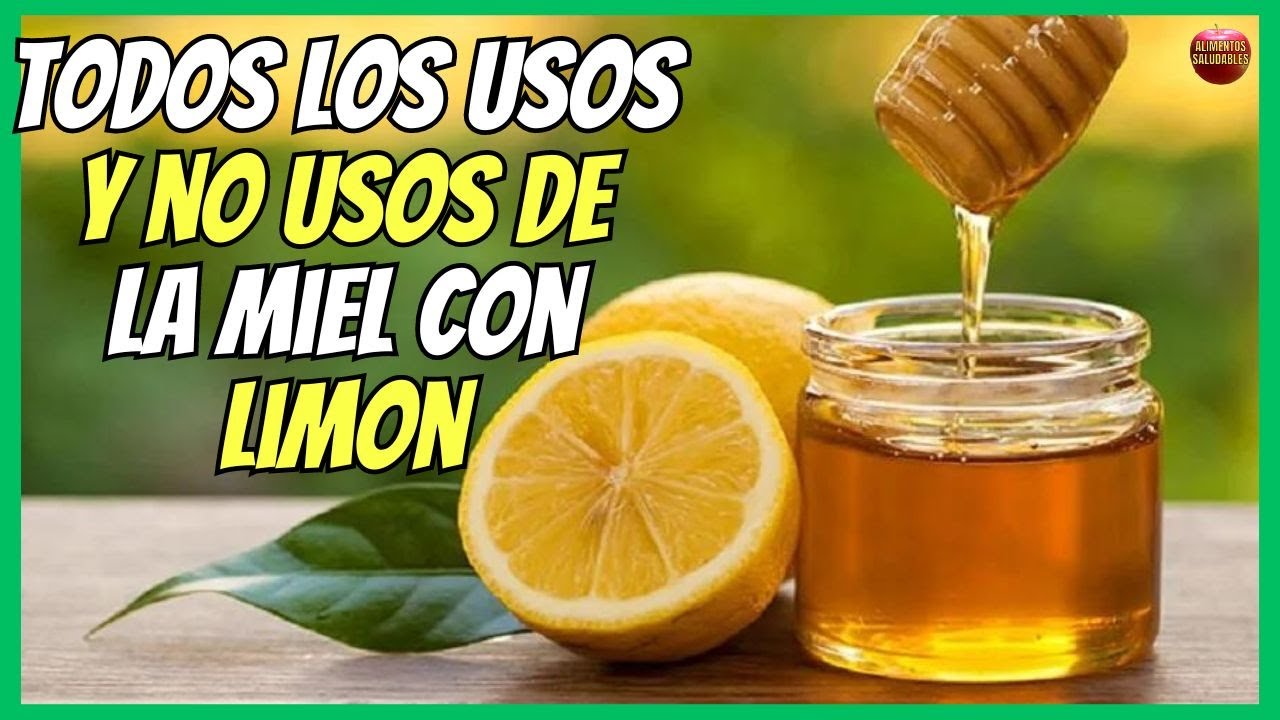 🔴 ¿PARA QUE SIRVE LA MIEL CON LIMÓN? ¿Y PARA QUE NO? 💘 - YouTube