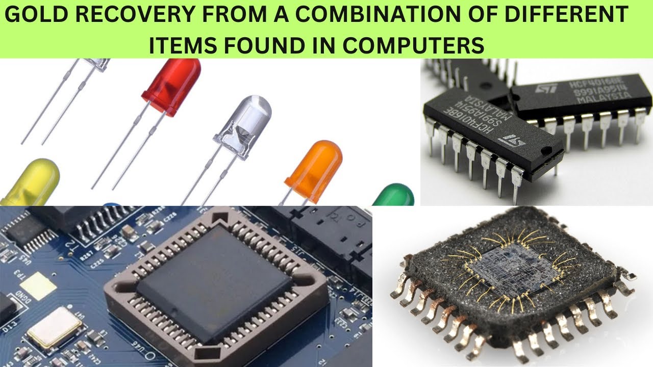 GOLD RECOVERY FROM A COMBINATION OF THINGS FOUND ON COMPUTERS - YouTube