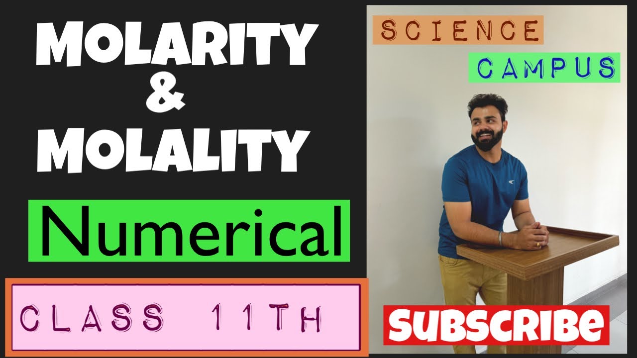 Easiest way to find Molarity & Molality II CHEMISTRY II Class 11th II ...