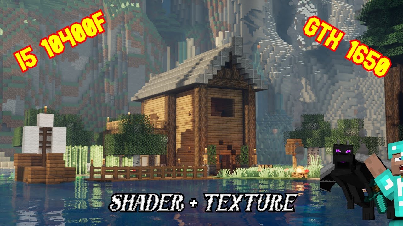 😱 I5 10400F + GTX 1650 4GB - Minecraft test ¦ Shader + Texture - YouTube
