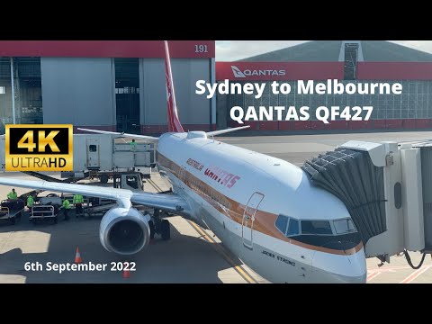 FLYING FROM SYDNEY TO MELBOURNE - Qantas September 2022 (4K) - YouTube
