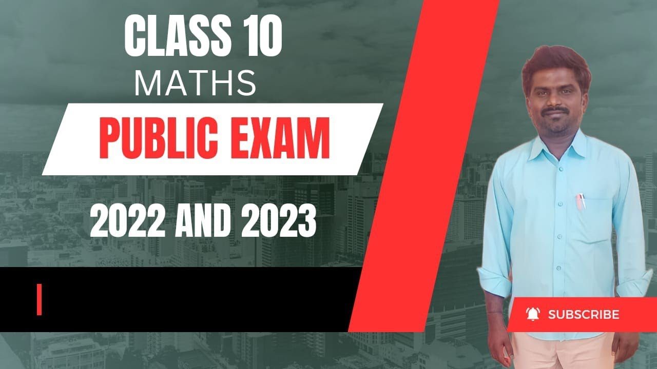 10TH CLASS MATHS PUBLIC EXAM QUESTION PAPER AND ANSWER KEY 2022 to 2023 ...