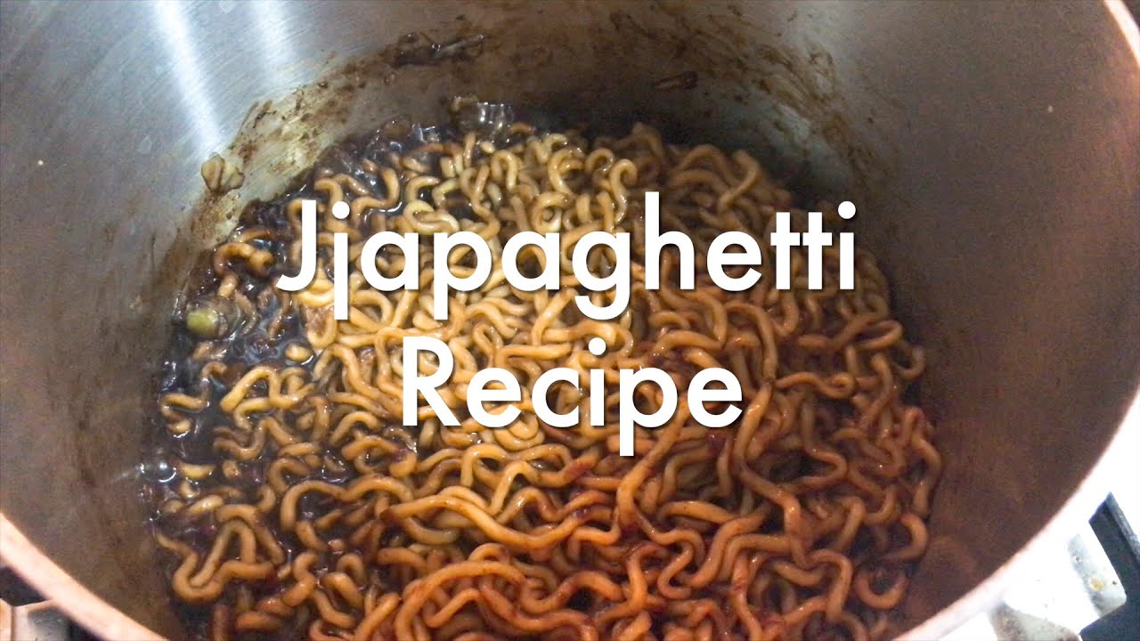 Jjapaghetti Recipe | Korean Instant Noodles | Jjajang Ramyeon | Ramen ...