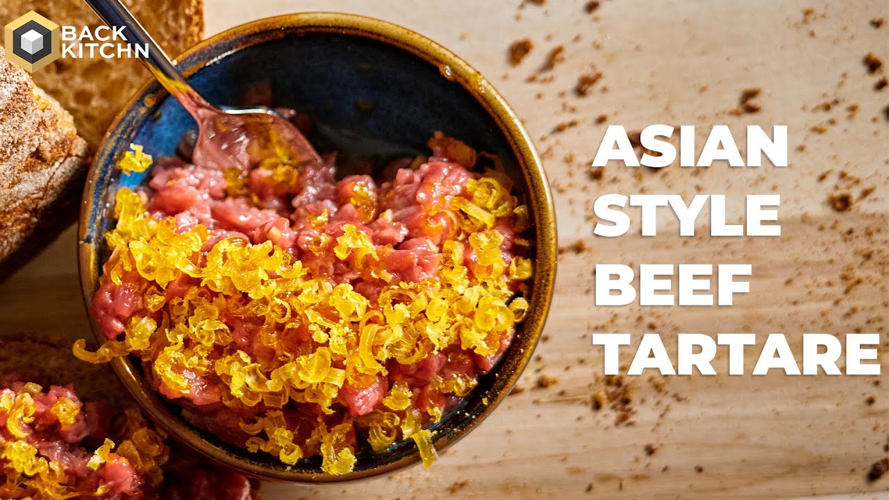 ASIAN STYLE BEEF TARTARE - YouTube