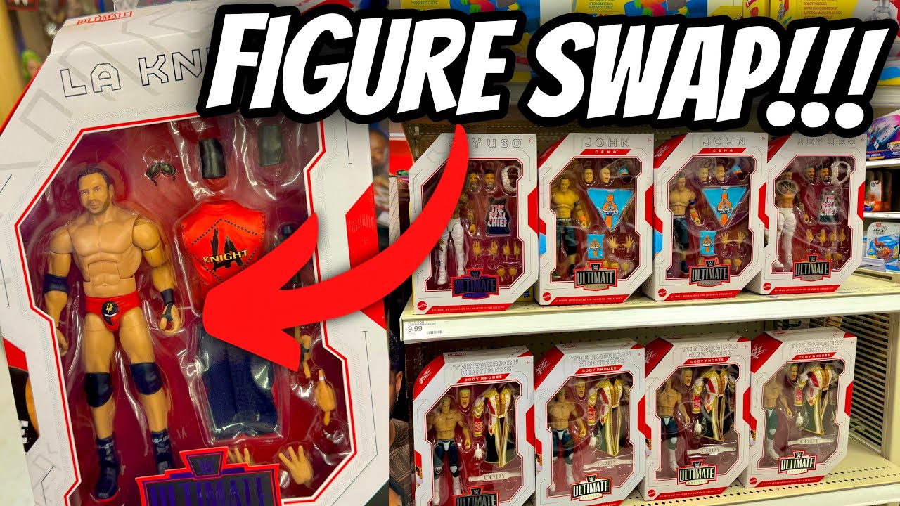 Terrible FIGURE SWAP on WWE ACTION FIGURE Hunt at Target **NEW FINDS ...