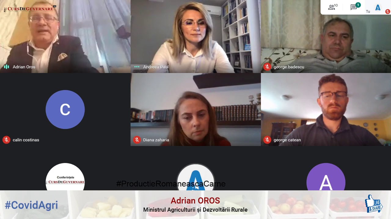 Adrian OROS, Ministrul Agriculturii și Dezvoltării Rurale, LIVE 12 mai ...