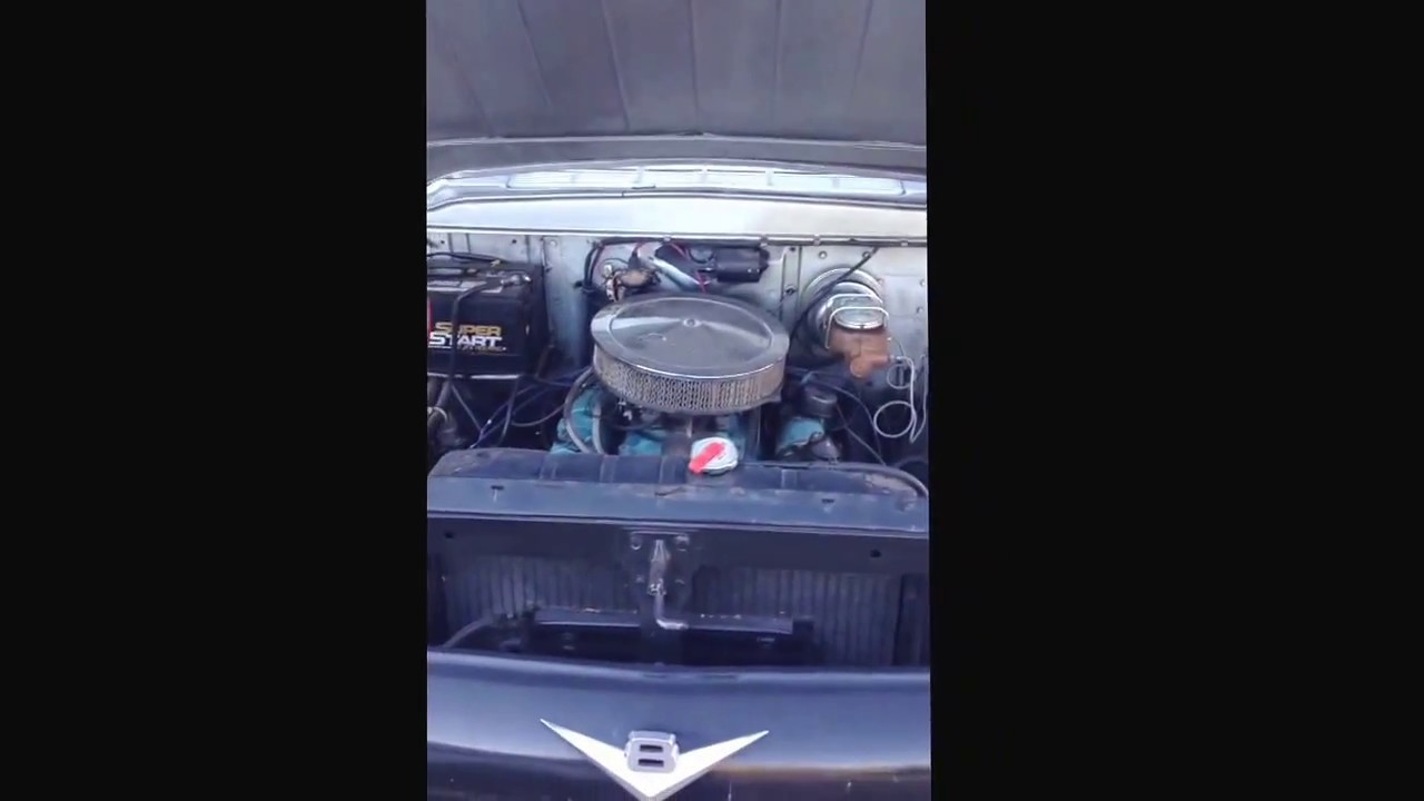 1957 Ford F100 Shortbed 401 engine bay - YouTube