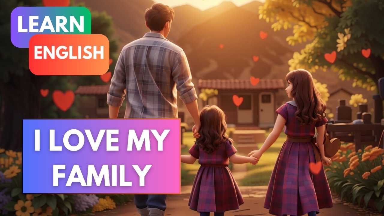 Learn English Through Story | I Love My Family | English Speaking ...