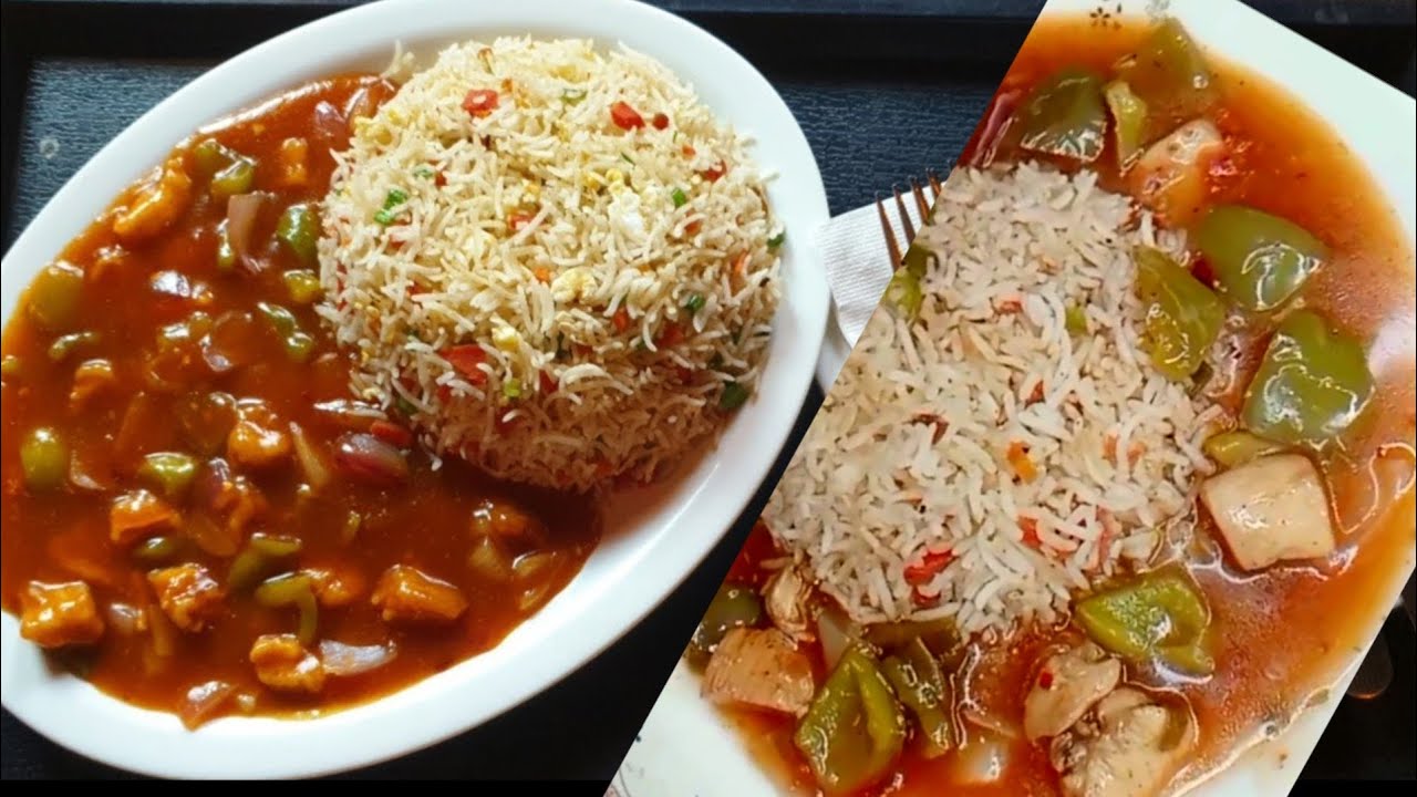 Chicken Shashlik With Fried Rice 100% Original Restaurant Recipe by ...