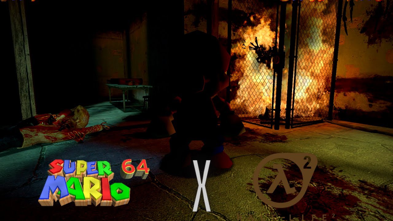 Gmod - G64 Super Mario 64 In Half Life 2 Part 4 - YouTube