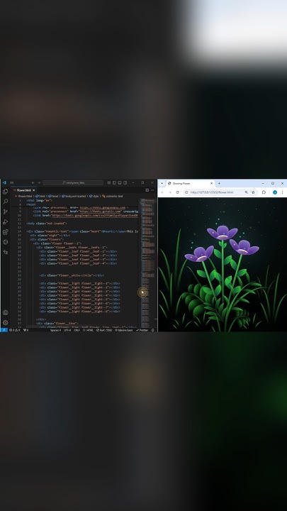 Give This 💐 To Your Loved One🤧😍 Shortshtmlcss Coding Codingtutorial Flowers T 2194
