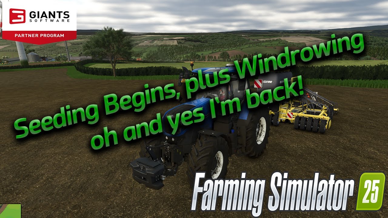 SEEDING AND WINDROWING BEGINS HERE ON MOSS VALLEY - FARMING SIMULATOR ...